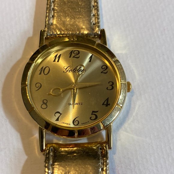 Golden | Accessories | Golden Gold Tone Watch With Gold Scissors Hands ...